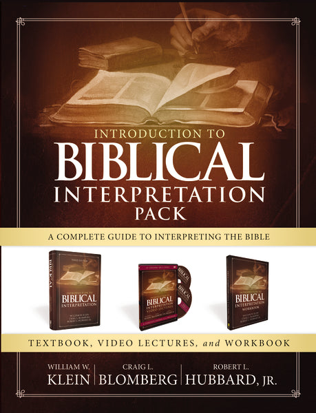 Introduction to Biblical Interpretation Pack: A Complete Guide to Inte ...