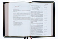 NASB, Single-Column Reference Bible, Wide Margin, Premium Goatskin Lea ...